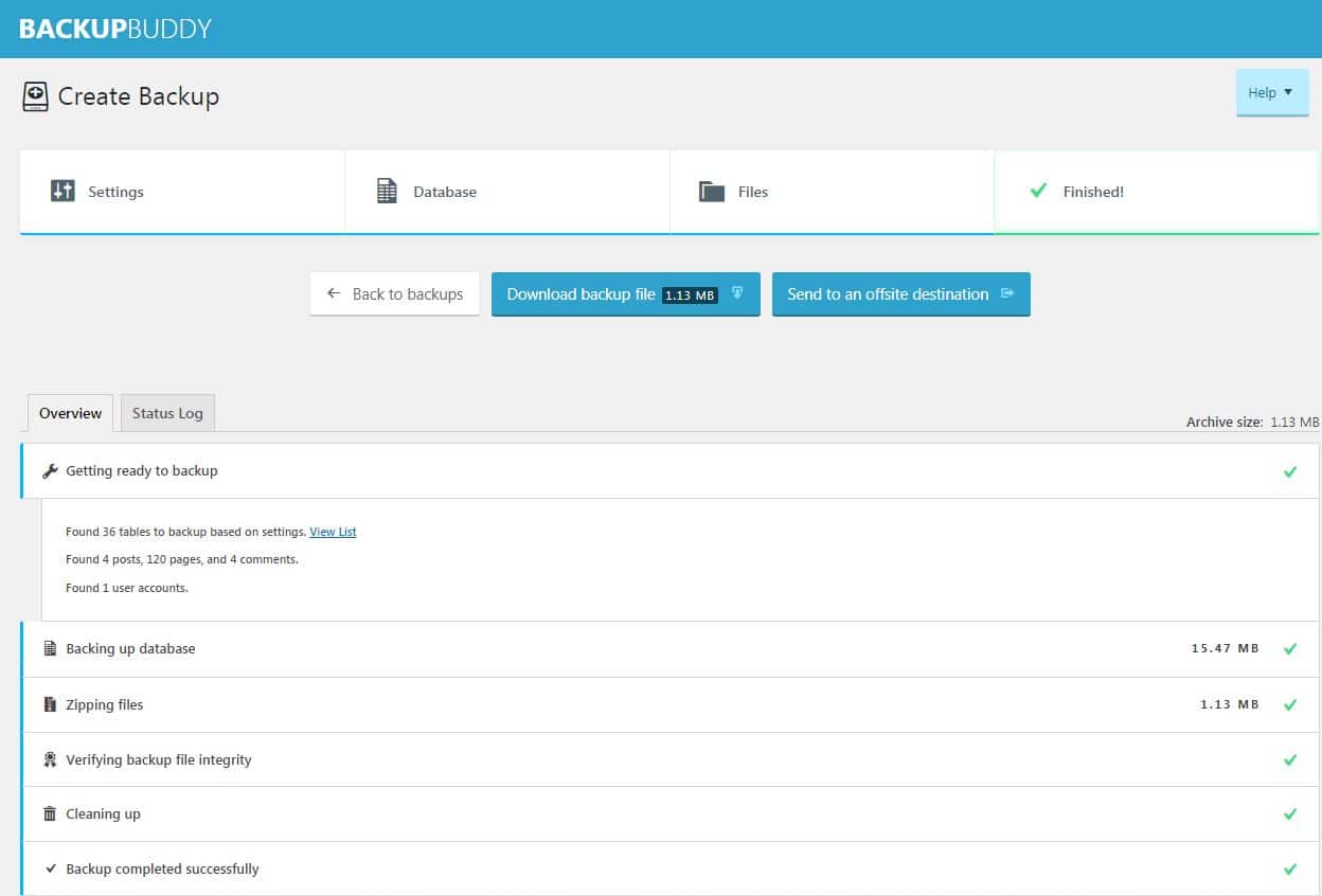 Backup Buddy - The Ultimate WordPress Backup Plugin from iThemes