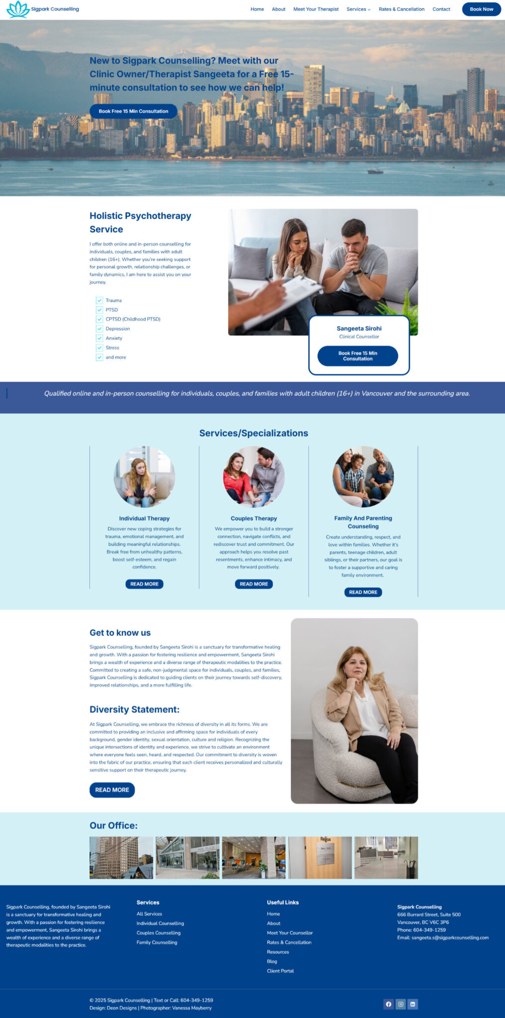 Sigpark Counselling – Deon Designs